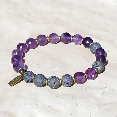 Amethyst Essential Oil Diffuser Bracelet – Lovepray jewelry